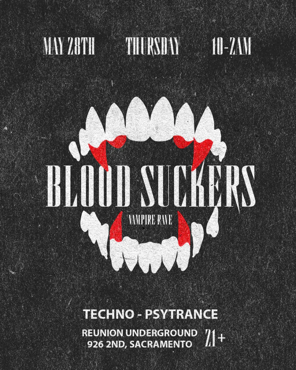 Blood Suckers - Vampire Rave, KOSMIK0NIC – Sacramento – May 28 | Edmtrain